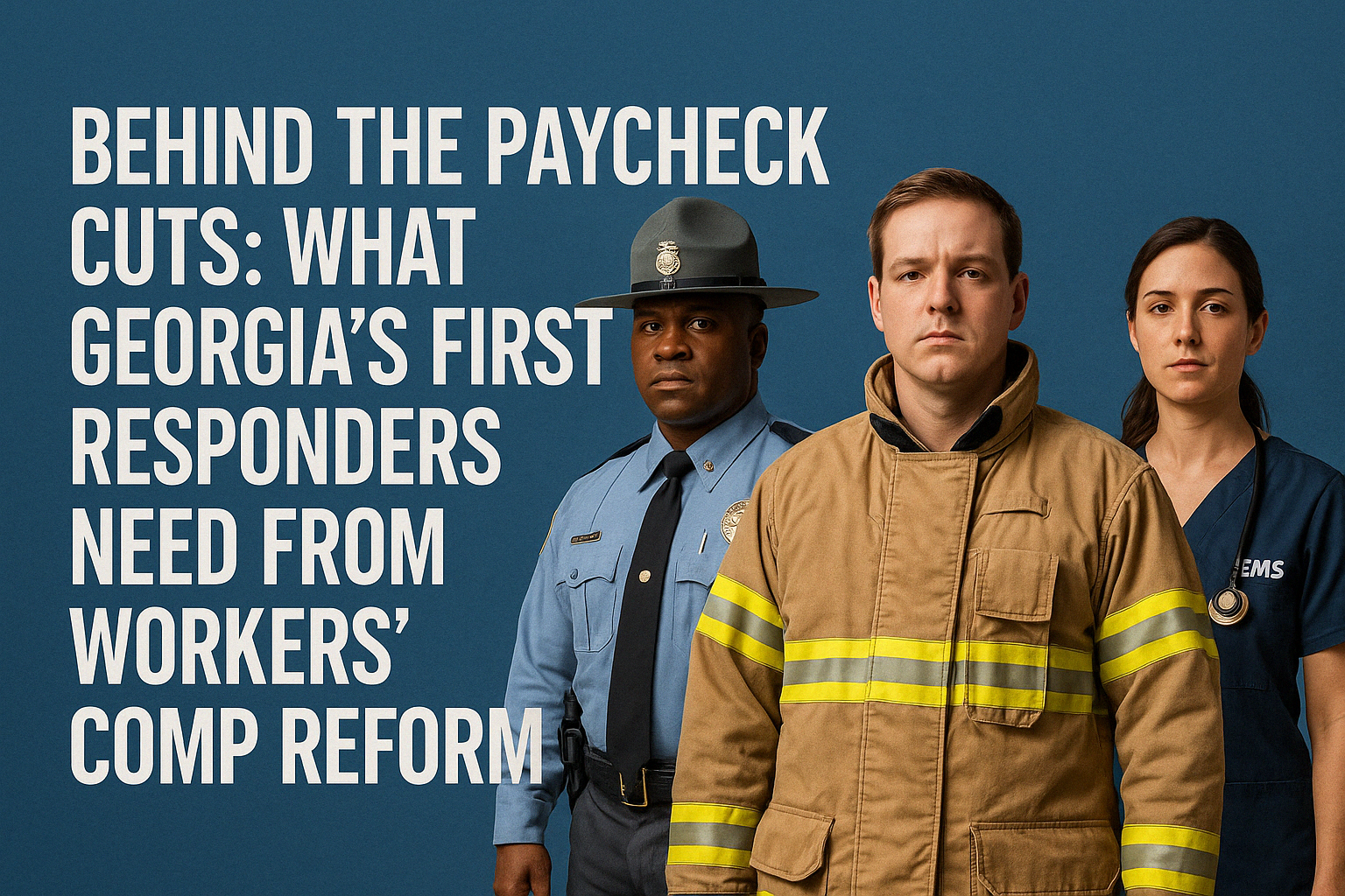 Behind the Paycheck Cuts: What Georgia’S First Responders Need From ...